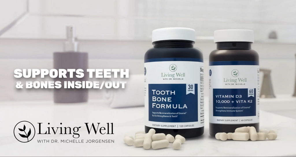 Tooth Remineralization Supplements (Vita D + K, Tooth & Bone Formula ...